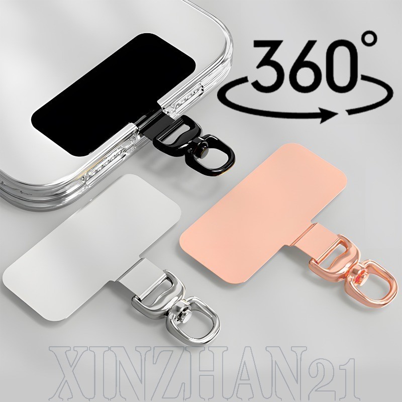 Stainless Steel Phone Tether Tab - Ultra-thin Metal Patch Clip - 360 ...