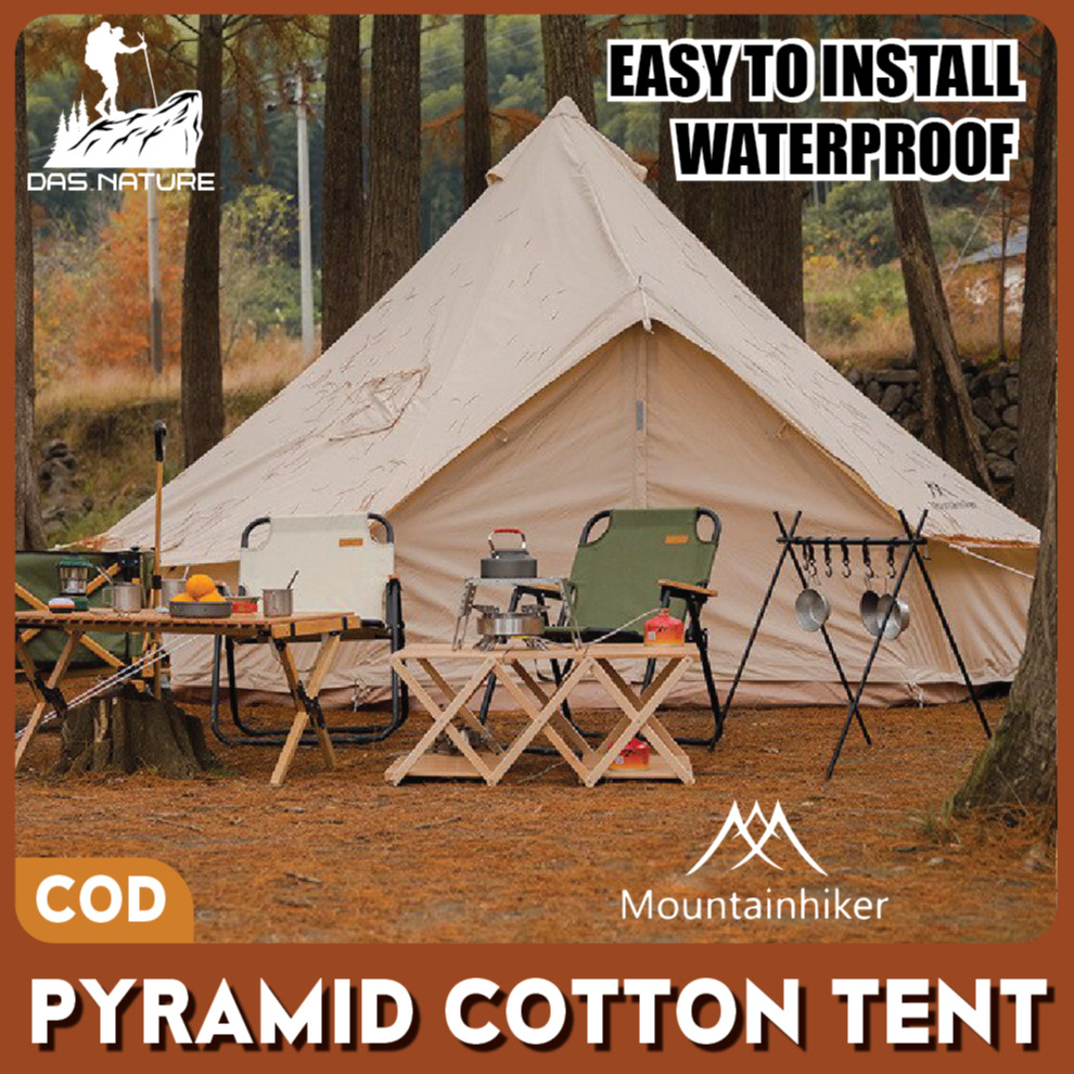 Das Nature™ Mountainhiker Yurt tent Pyramid cotton tent Camping Tent ...
