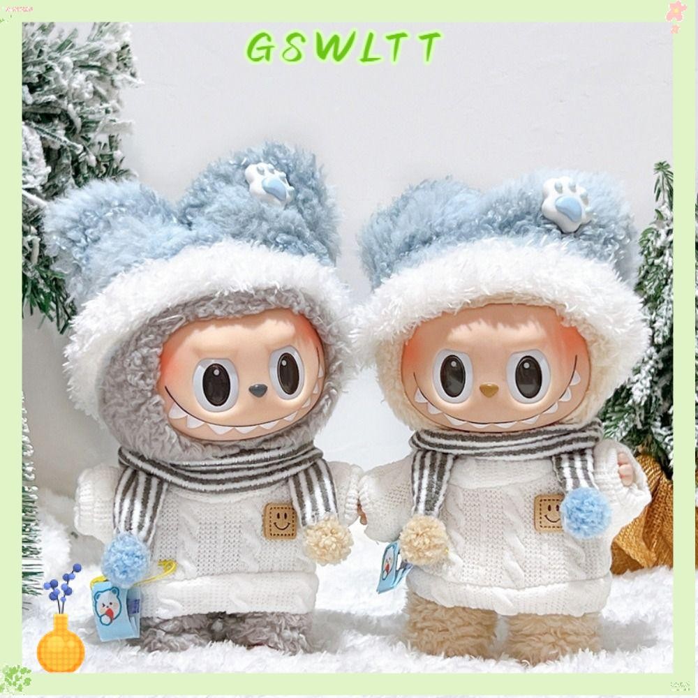 GSWLTT Labubu Doll Clothes, Replacement DIY Labubu Doll Hat, Hand-made ...