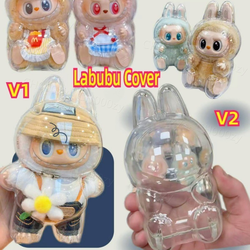 Labubu Case Labubu Cocer V2 Transparent Protective Cover 15cm Labubu ...