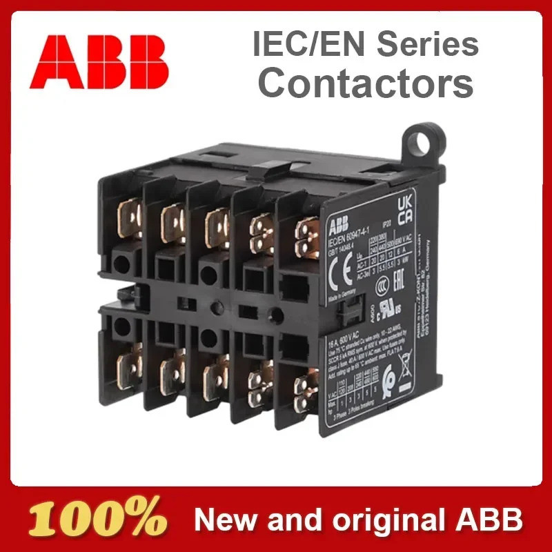 ABB Micro Contactor IEC/EN 60947-4-1 24V Wide Foot Demag Electric Hoist ...