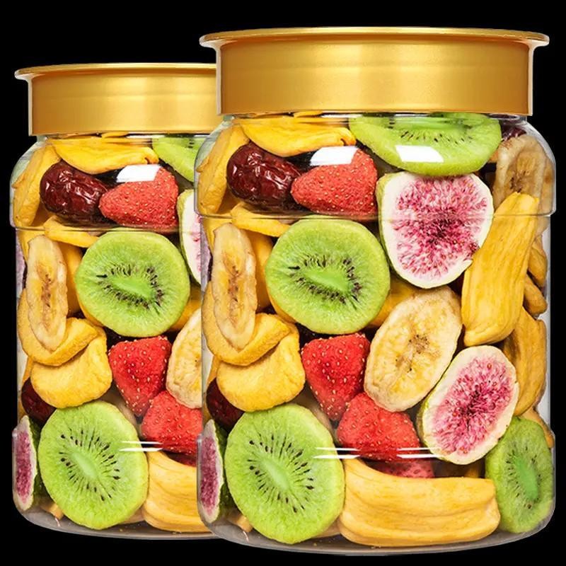ZEJUN [6 kinds of fruits] Comprehensive fruit chips Freeze-dried mixed fruits Dried fruits and ...