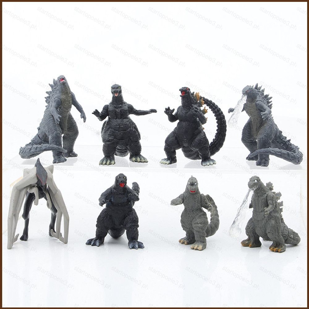 ST3 8 PCS Godzilla King of the Monsters Collection Action Figure Kids ...