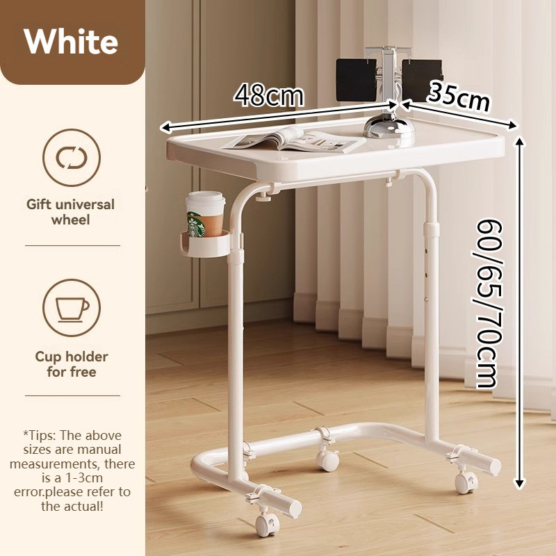 Foldable Computer Desk Movable Lifting Bedside Table for Simple Laptop ...