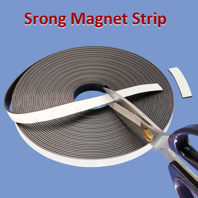 Strong Flexible Magnet Strip Self Adhesive Magnetic Tape Rubber Magnet ...