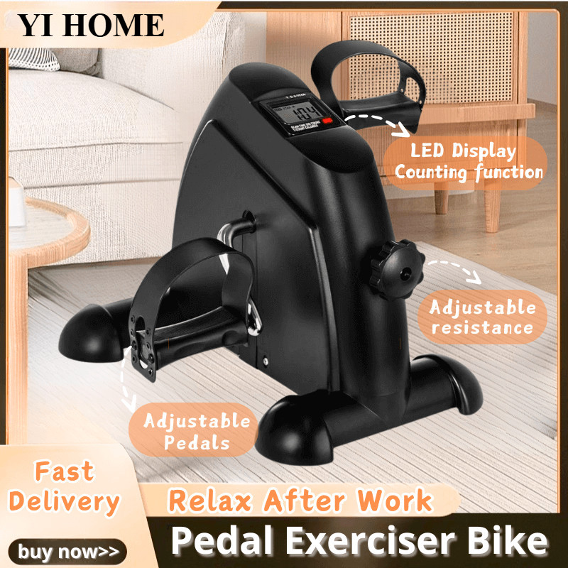 Pedal Exerciser Bike Fitness Bike Multifunctional Treadmill Bicycle ...
