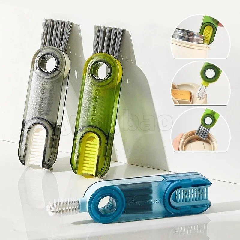 3 in1 Cleaning Tool Cup Brush Micro Lid Brushes Useful Product ...