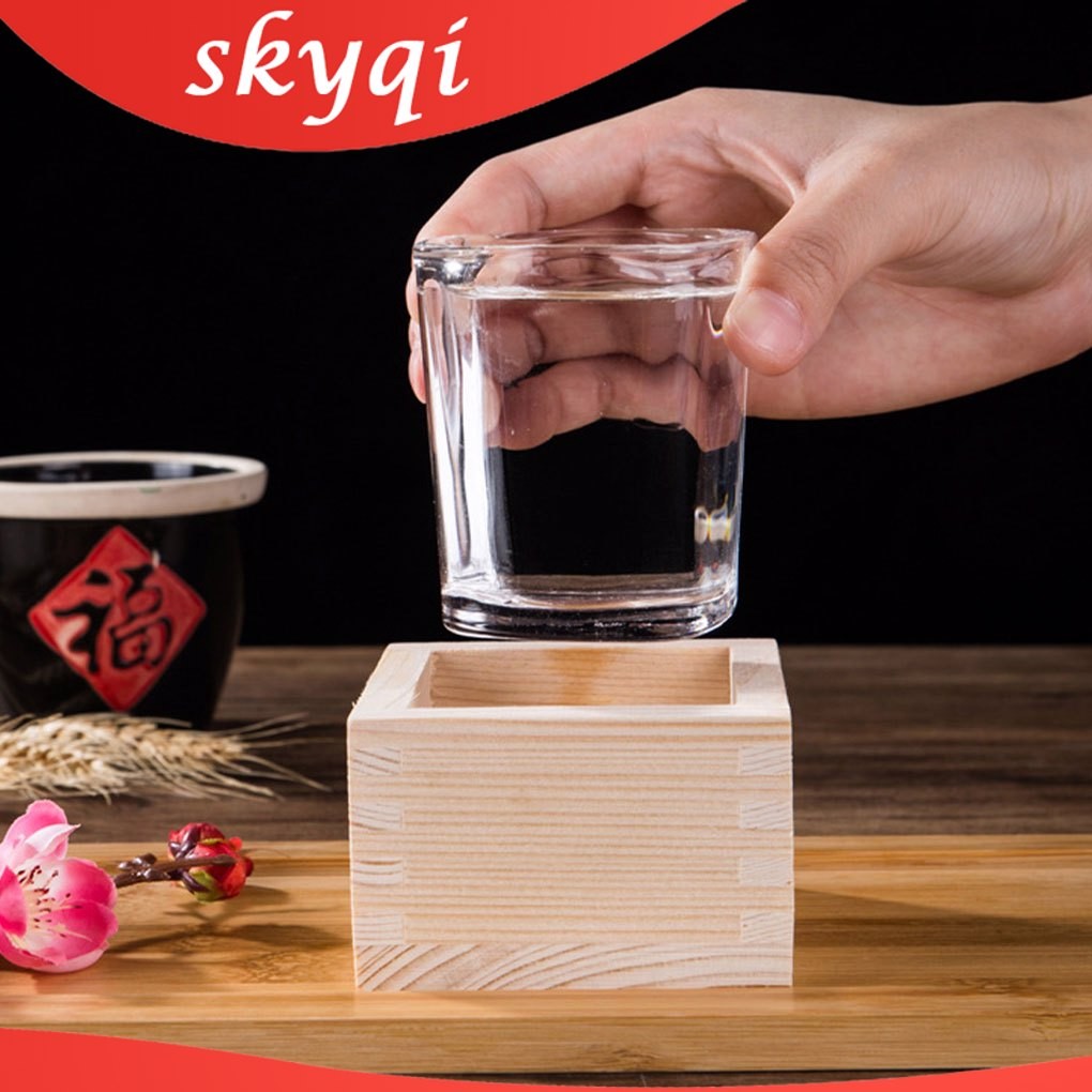 4pack/lot Durable Construction Of Japanese Wooden Square Box For Long ...
