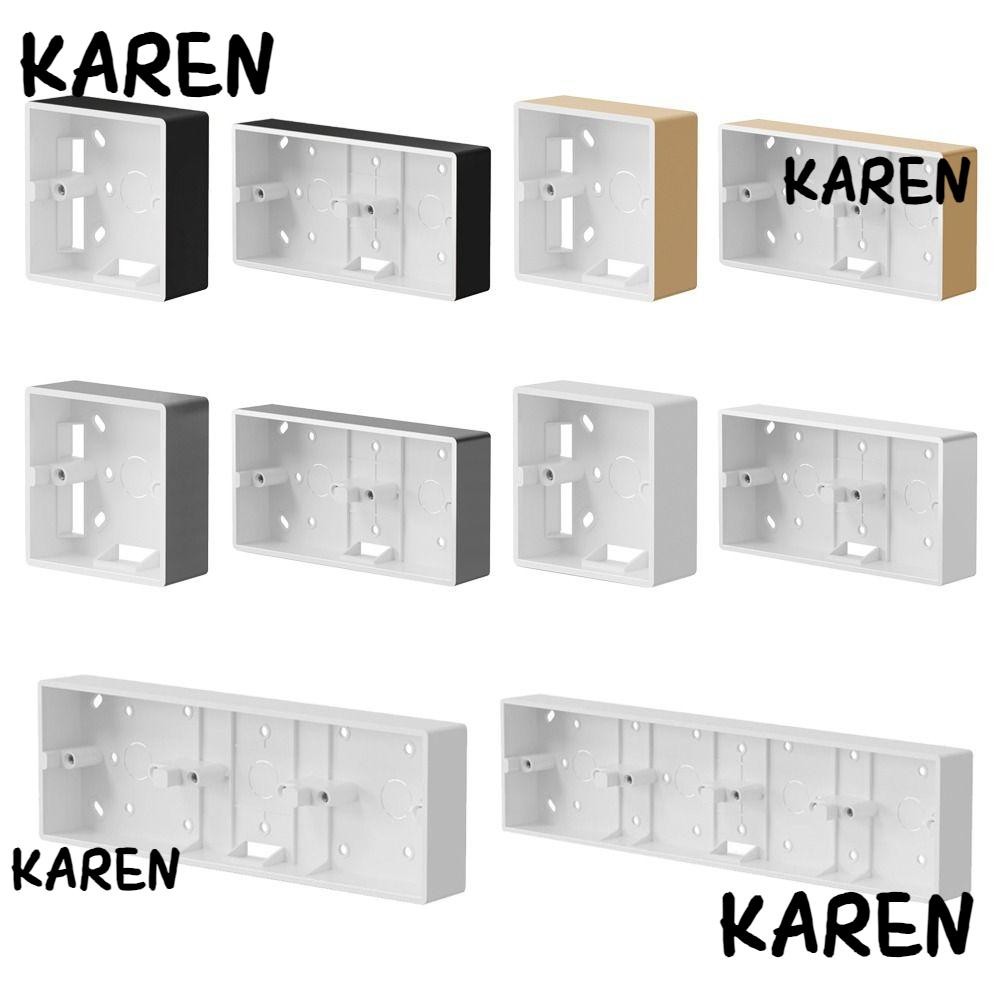 KAREN External Mounting Box On-Wall Mount PVC Wiring Organize Wall ...