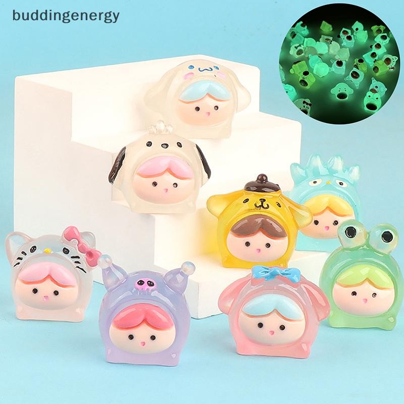 {BUDDI} Luminous Mini Sanrio Duomei Ornament Cute Hello Kitty Kuromi ...