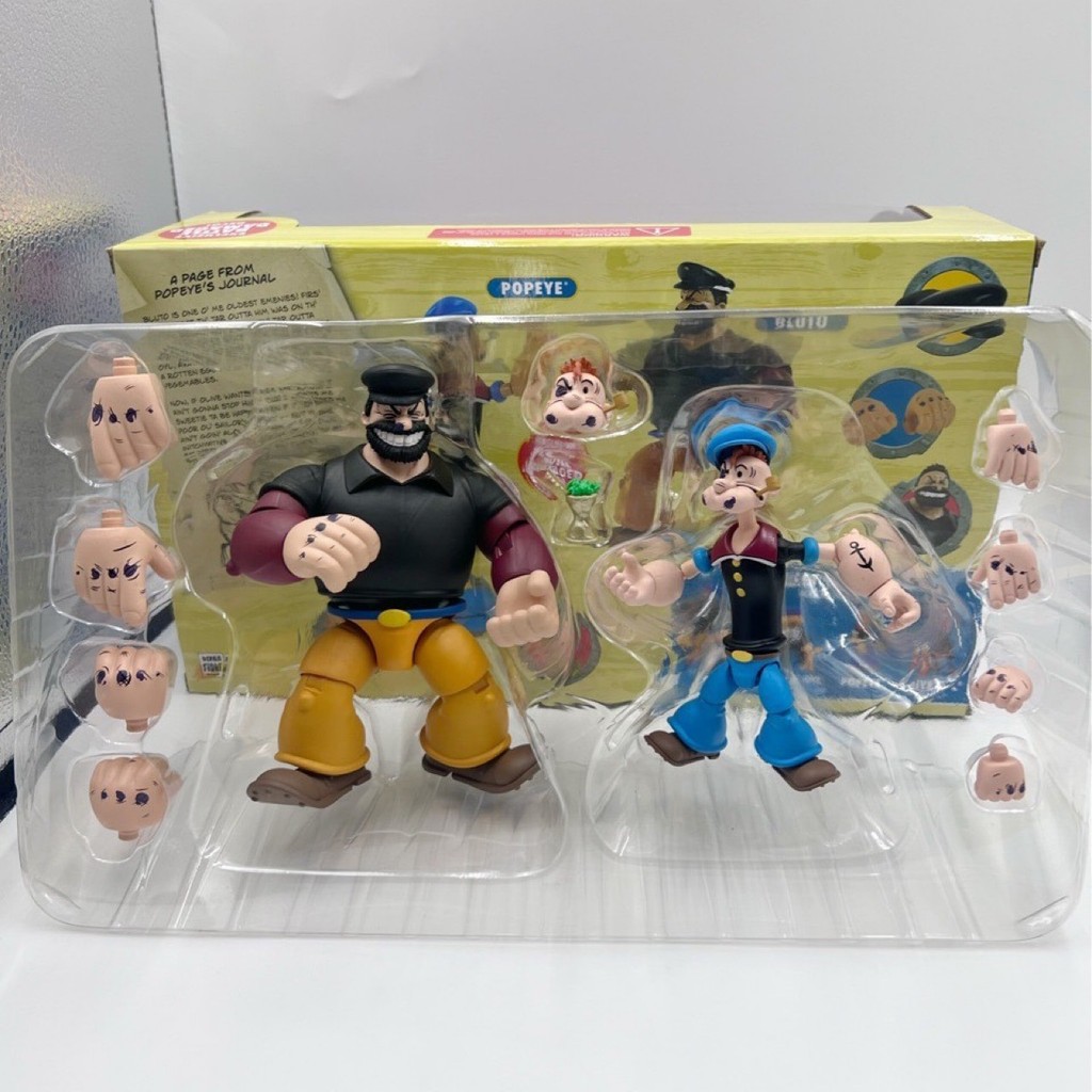 Ru Chuang Classic Animation Popeye Pluto Double Suit Movable Figure ...