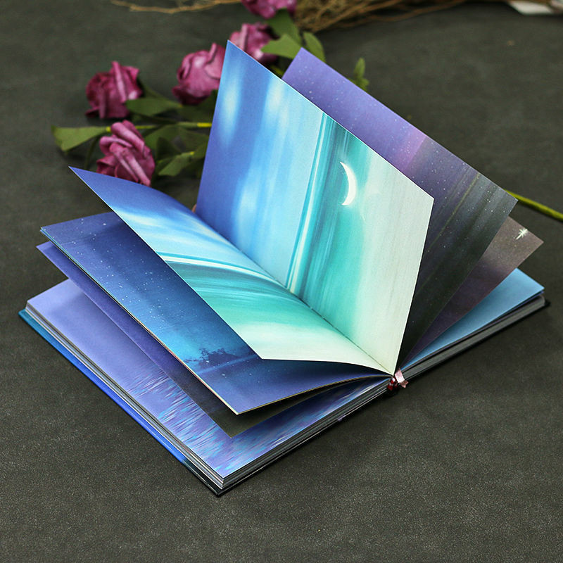 Starry Sky Series Retro Style Diary Journal Book Cute Korean Style ...