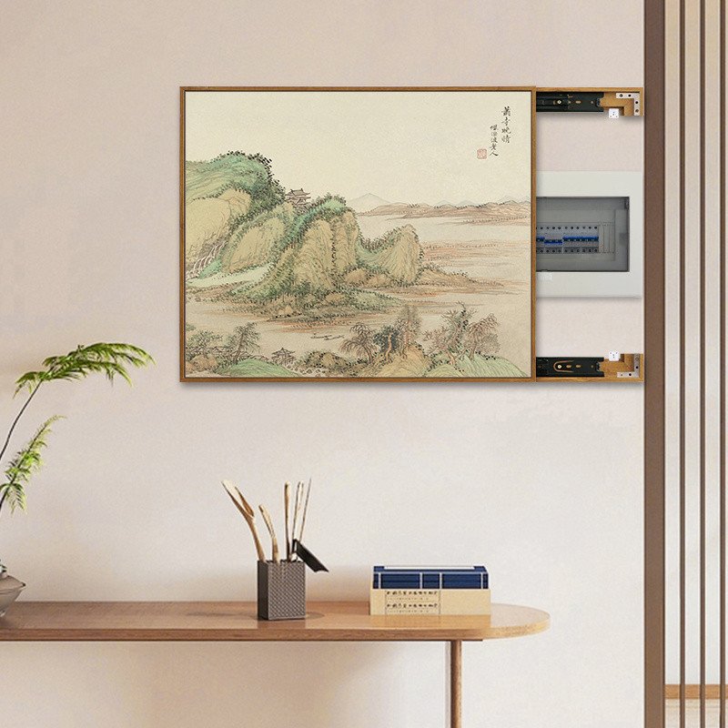 Decorative Painting for Electric Meter Box, Wall-Mounted Opening ...