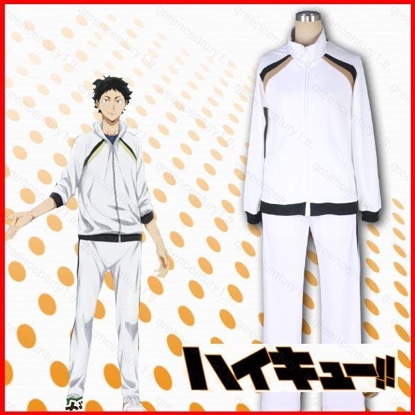 GC1 Haikyuu!! Cosplay Costume Fukurodani High School Coat Jacket Sport ...