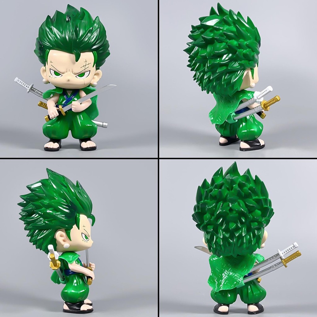 One Piece Anime Figure Roronoa Zoro PVC Model Statue | Mini RORONOA ...