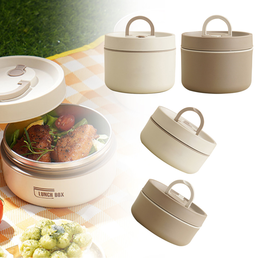 Durable Food Container Portable Insulated Lunch Container Set for Adult ...