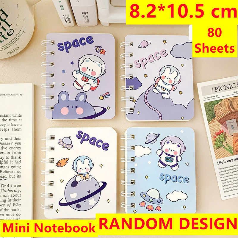 Mini A7 Note Book Portable 80 Sheets 160 Pages School Cartoon Cute ...