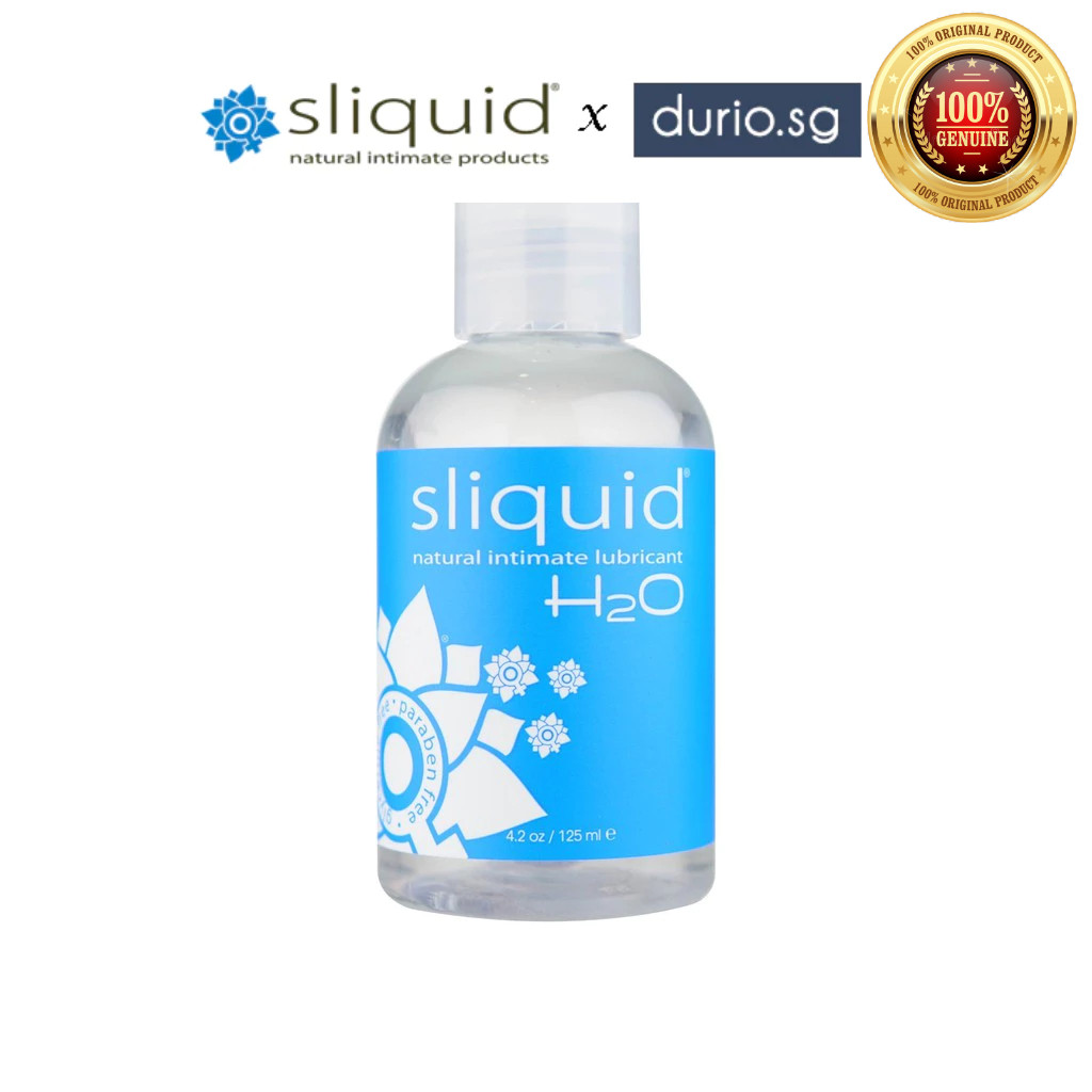 Sliquid - H2O Intimate Lube Bottle 4.2 oz / Water Based Lubricant / PH ...