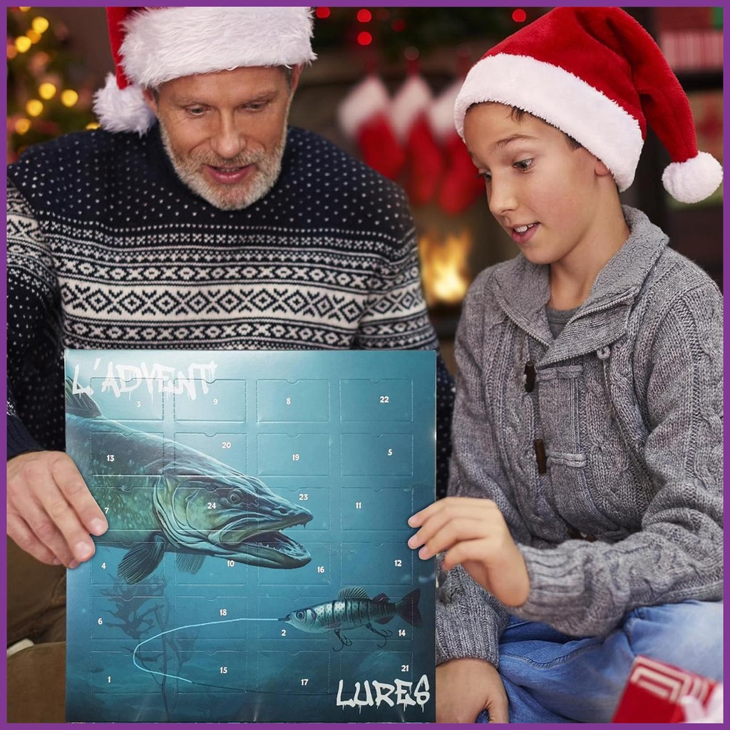 Fishing Lure Advent Calendar 2024 Fishing Box Advent Calendar 2024 ...