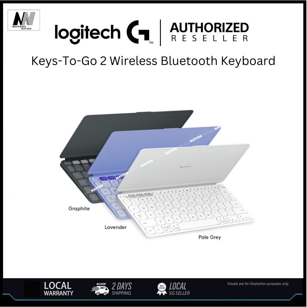 Logitech Keys-to-Go | Keys-To-Go 2 Portable Bluetooth Keyboard Built-in ...