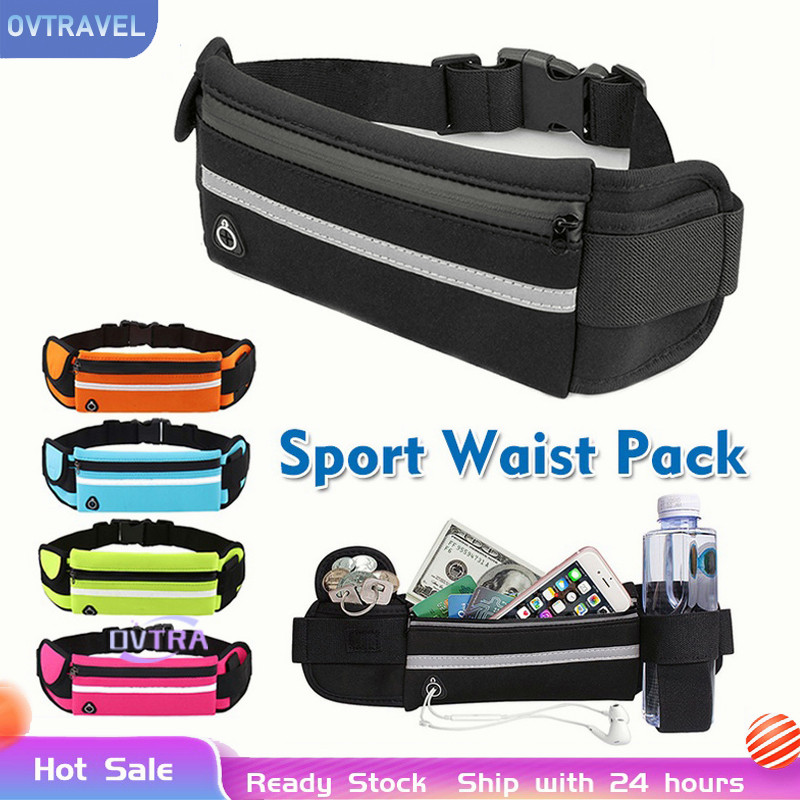 Unisex running Waterproof Waist bag Running pouch Outdoor Sport bag ...