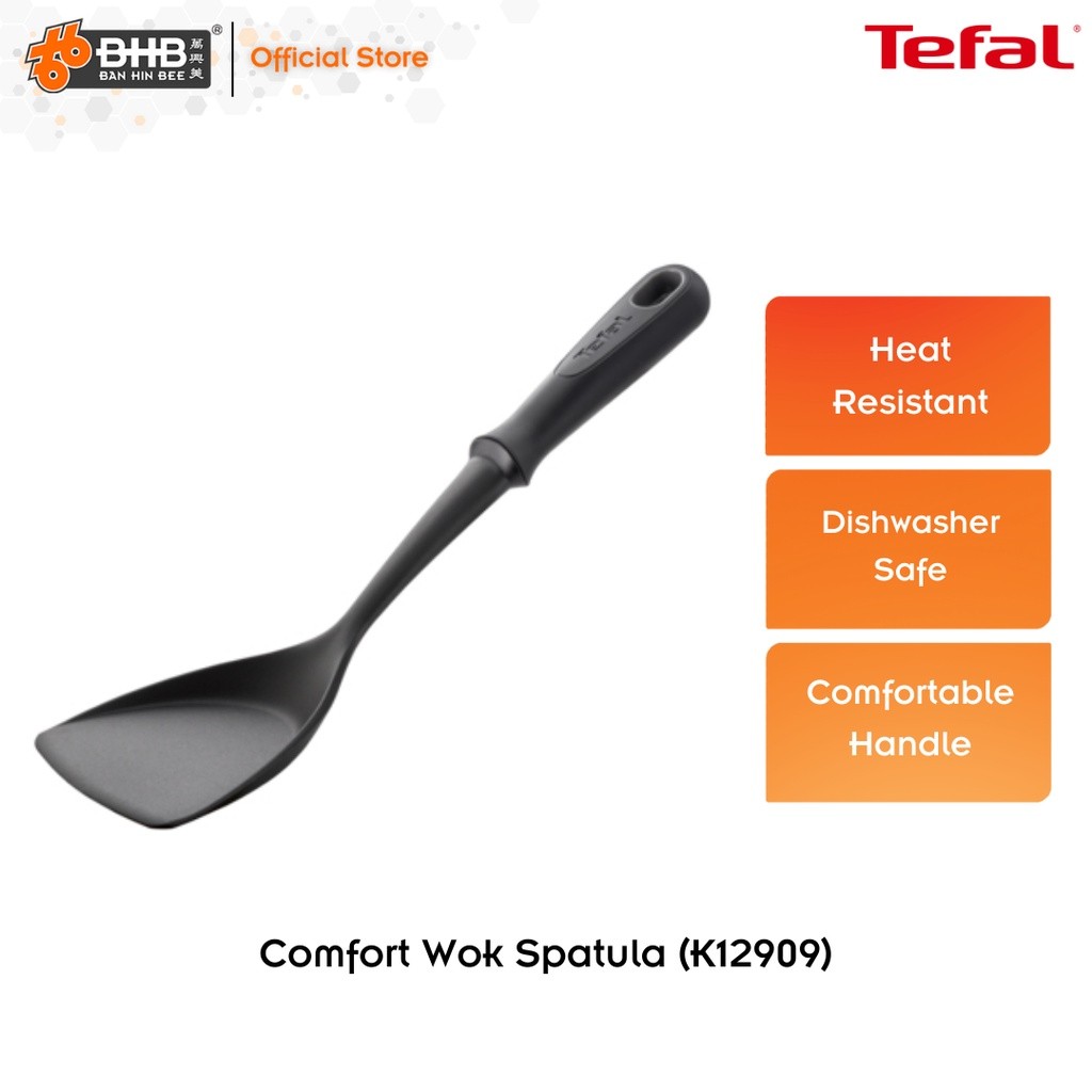 Tefal Comfort Wok Spatula K12909 /Ladle Spatula K12902/Slotted Turner ...
