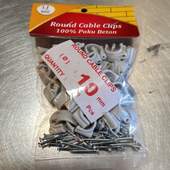 Sp4 Contains 50 Pcs Clamp Nails / Cable Clamps / Electrical Cable Clips ...