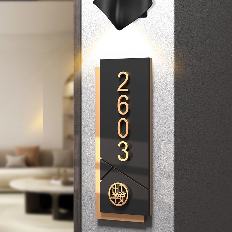 unit number signage House CustomisedNumbers Plaques Number Signage Home ...