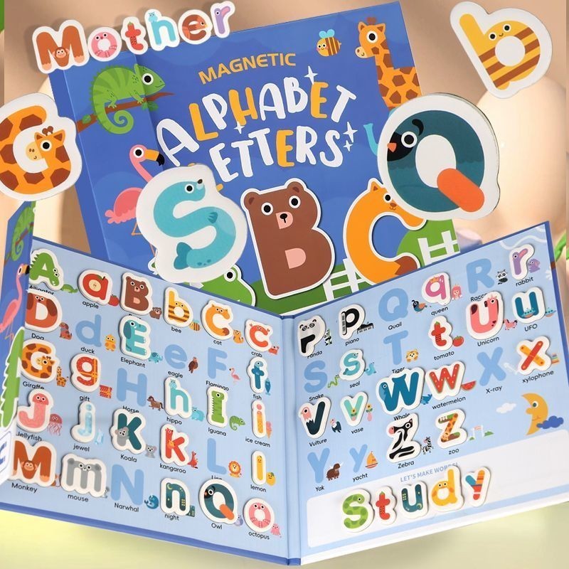 Magnetic Educational Alphabet Game，Magnet Spelling Games ABC，ABC ...