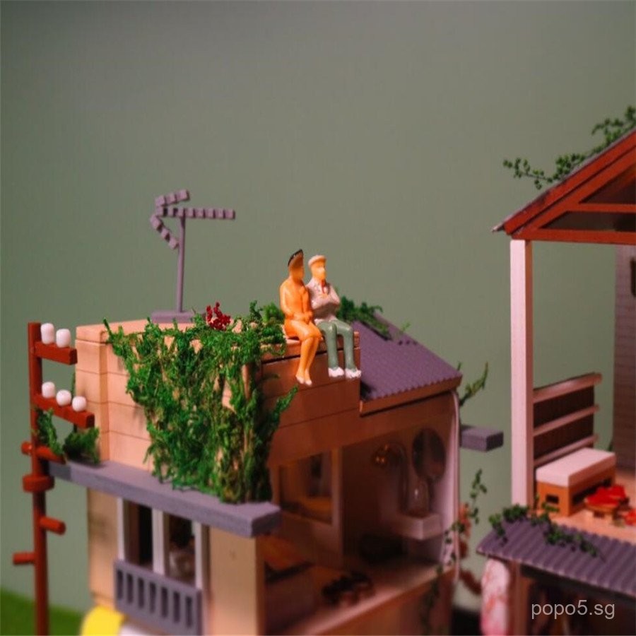 Building Sand Table Model Material Handmade Model Villain Figures ...