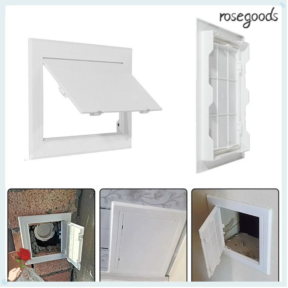 ROSEGOODS1 Access Panel Door, White Plastic Opening Flap Cover Plate ...