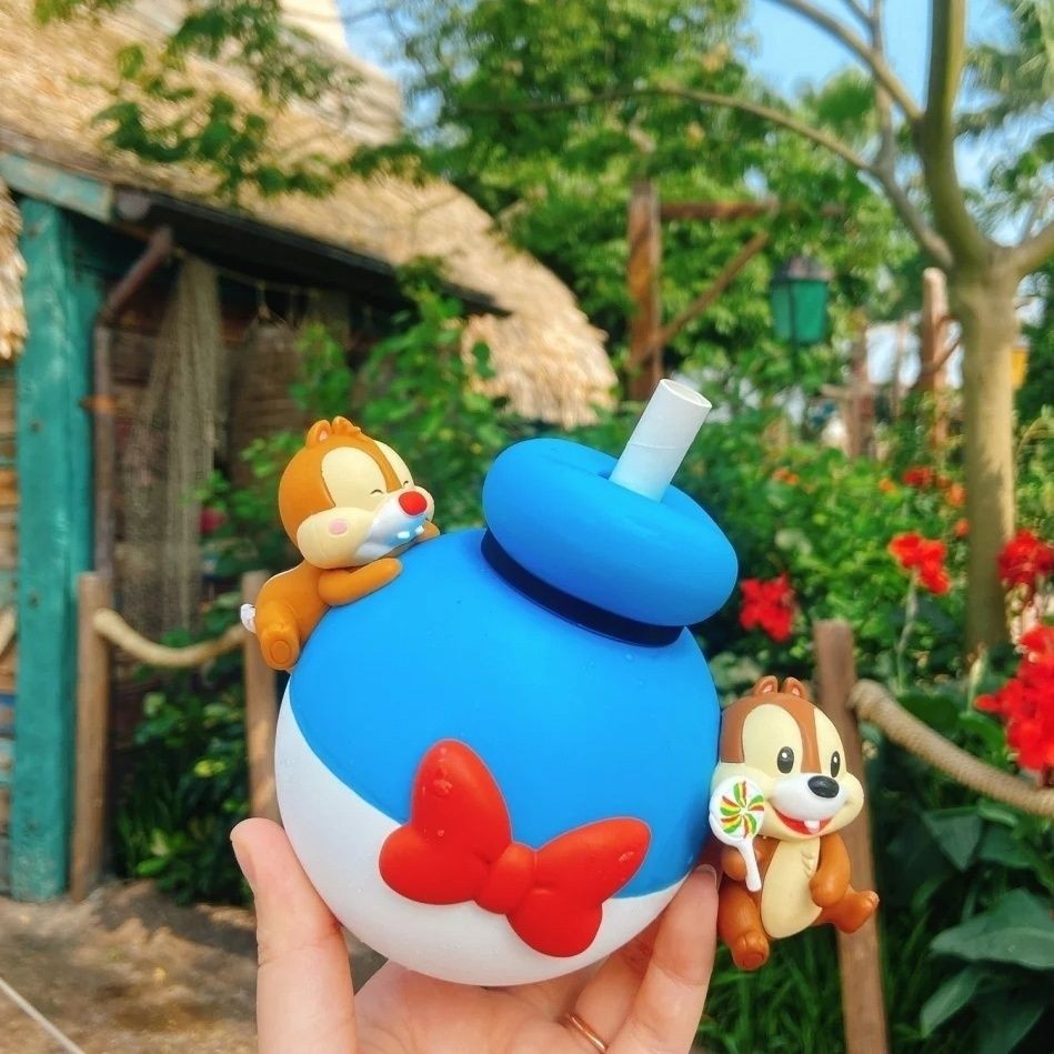 Shanghai Disney Chi Chi Chi Chi Titi Donald Duck Straw Lina Belle ...