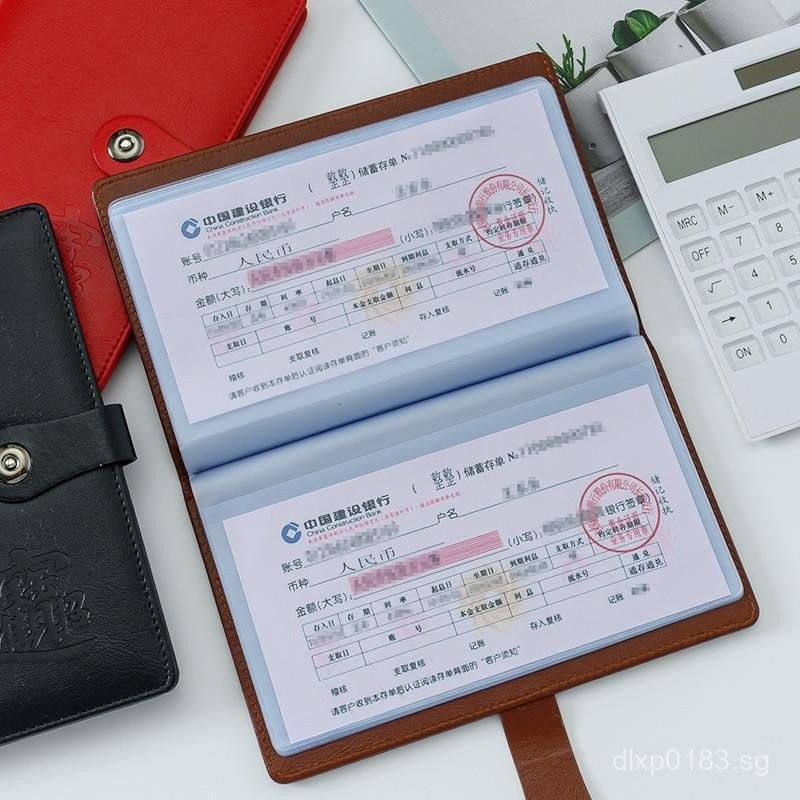 Cash Storage Binder Multi-Purpose Deposit Book Receipt Binder Deposit ...