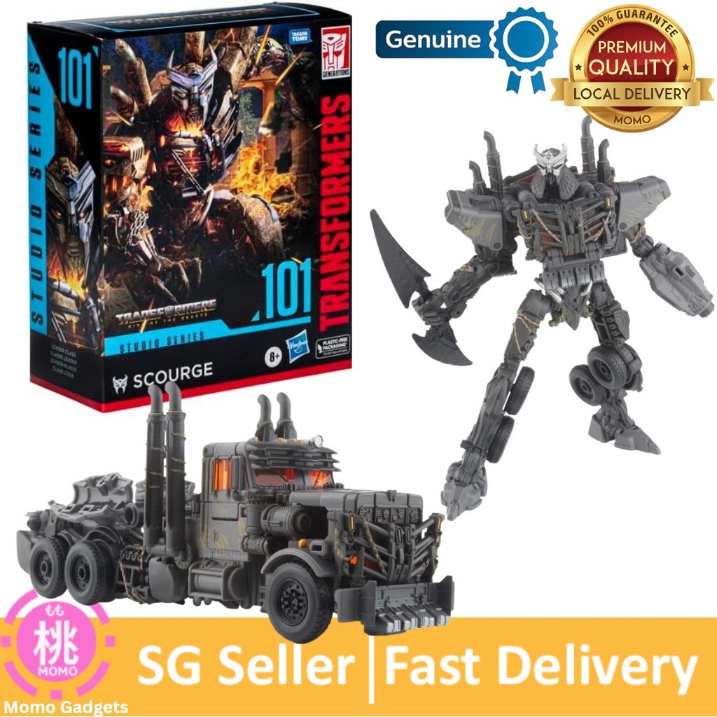 Transformers Toys Studio Series Leader Class 101 Scourge Toy, 8.5-inch ...