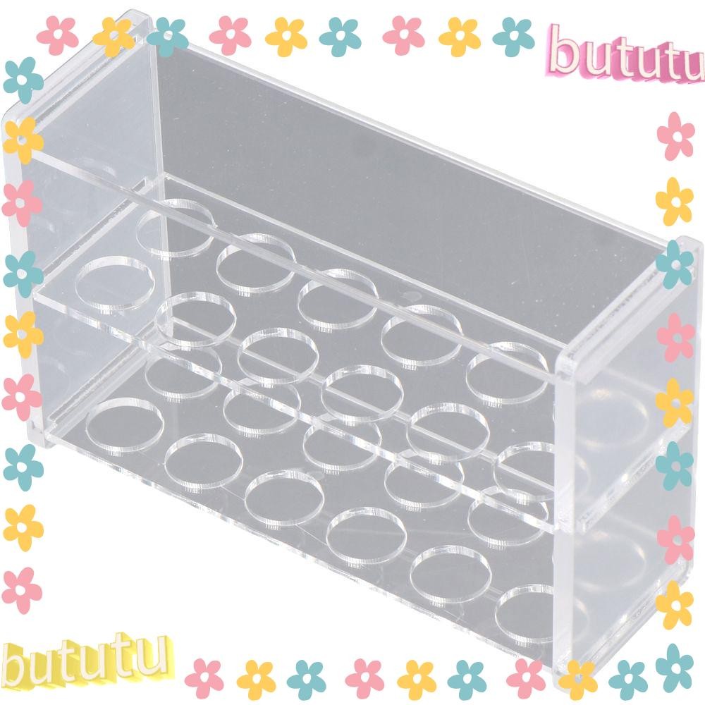 BUTUTU Test Tube Rack Holder, 10ml Acrylic Lab Stand, Firmly 6 holes ...