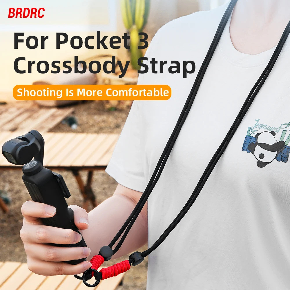 BRDRC Neck Strap for DJI Pocket 4/3/ OSMO NANO 360/ INSTA360 ACE PRO ...