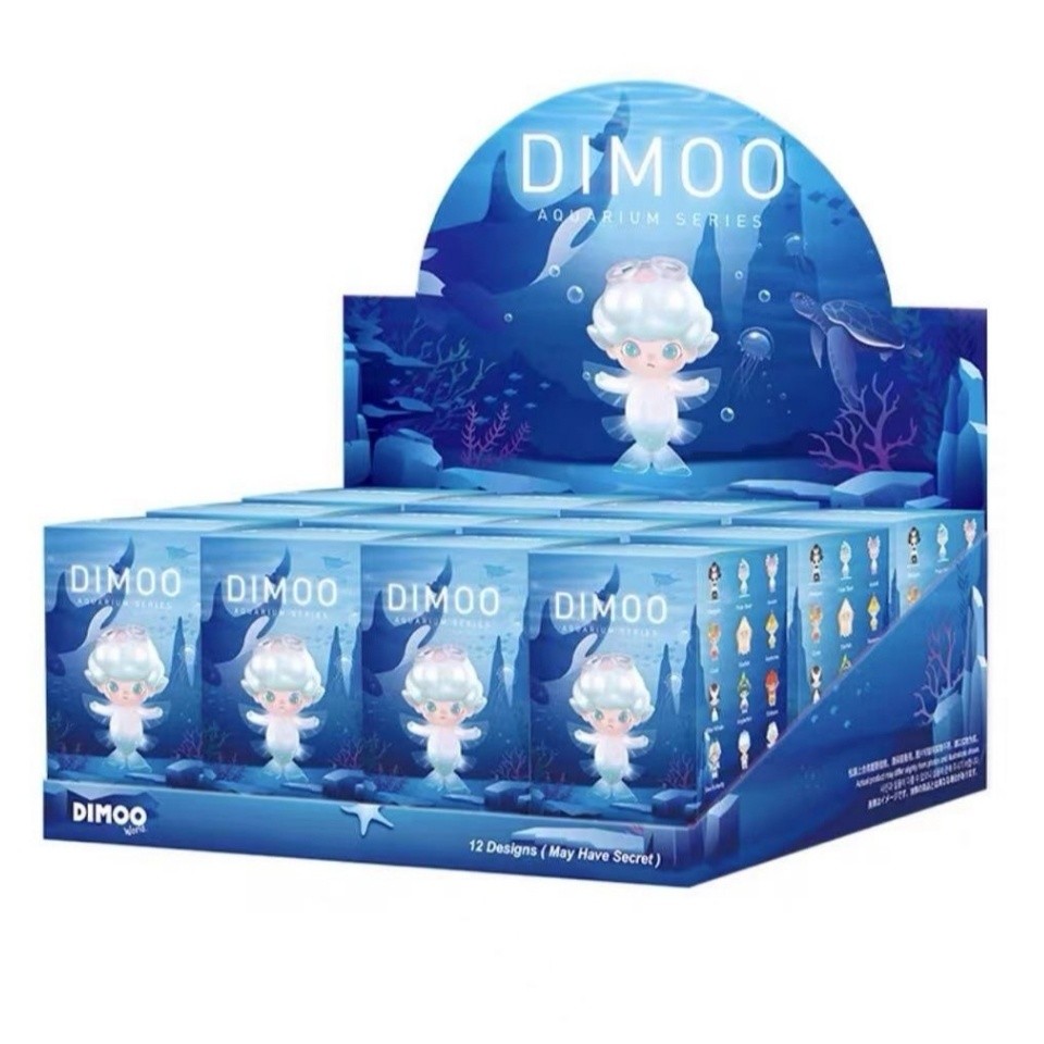 Pop mart DIMOO Aquarium Series Blind Box Doll Trend Decoration Whole ...