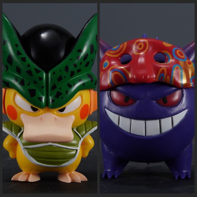 Pokémon Pokémon Q Version Saiyan Mask Gengar Saruda Duck Decoration ...
