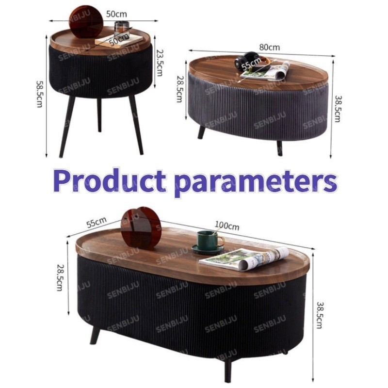 PANDA Coffee Table Nordic Side Table Small Table Tea Table Enclosed ...
