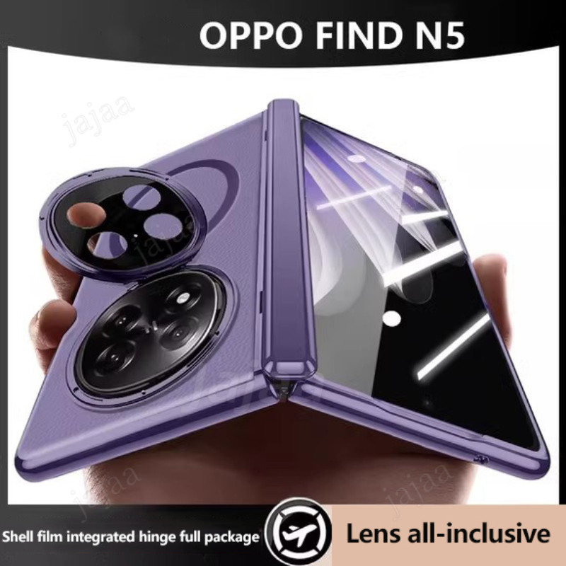 Slim Leather Bracket Case For Oppo Find N5 FindN5 5G Magnetic Folding ...