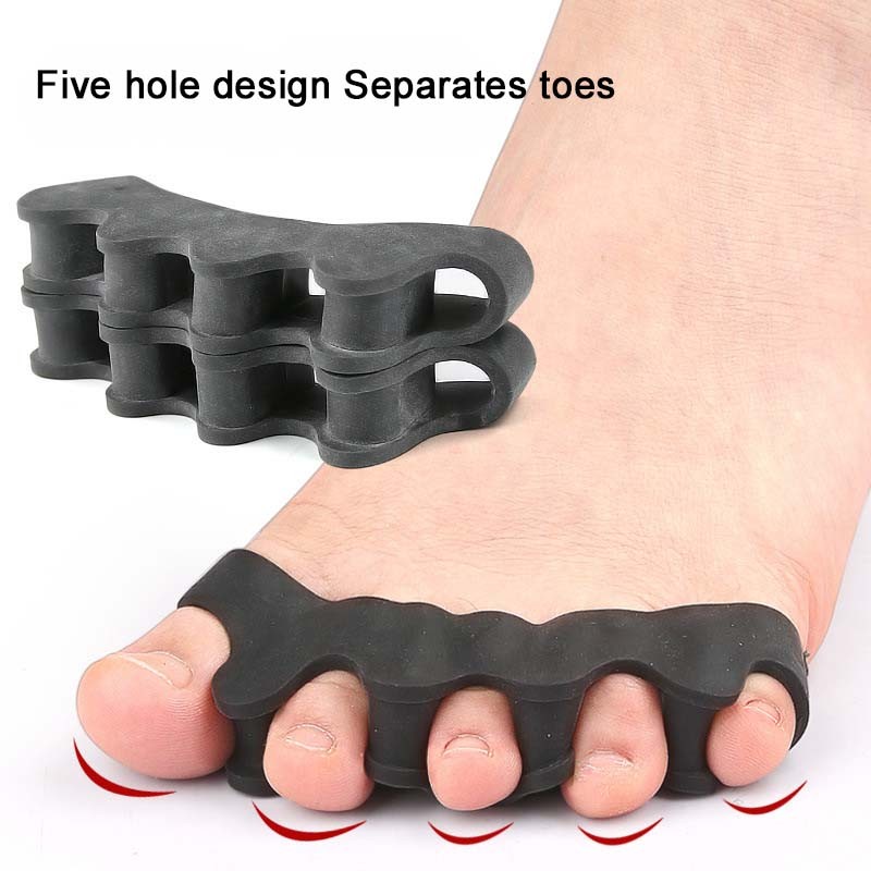 One Pair Toe Separator Silicone Separation Five Holes Separation Clip ...