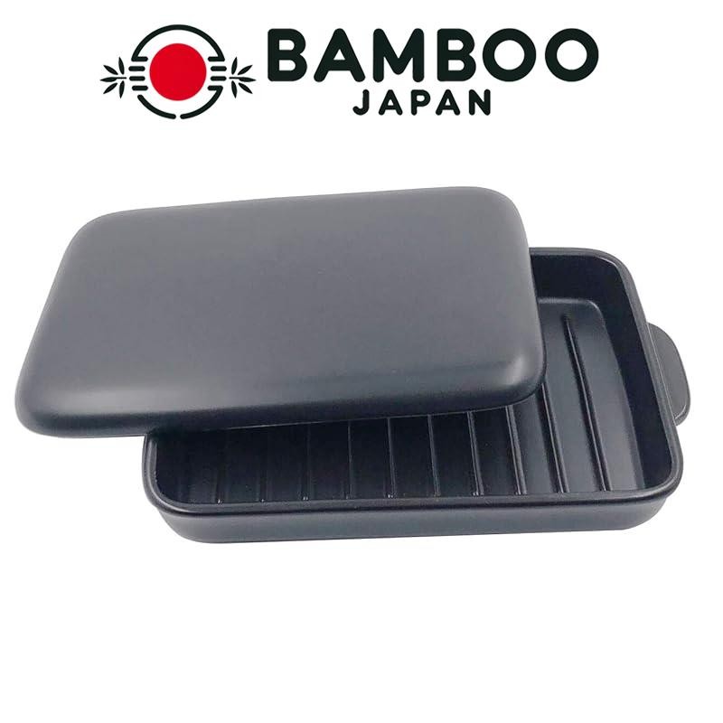 Griller, grill roaster, lidded fish grill, grill pan, plate, pottery ...