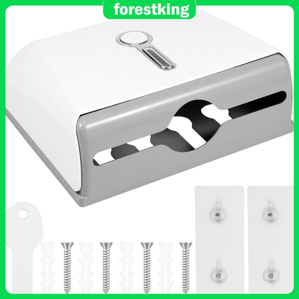 Paper Towel Dispenser Wall Mount-Adhesive/Drilling Install Multifold ...