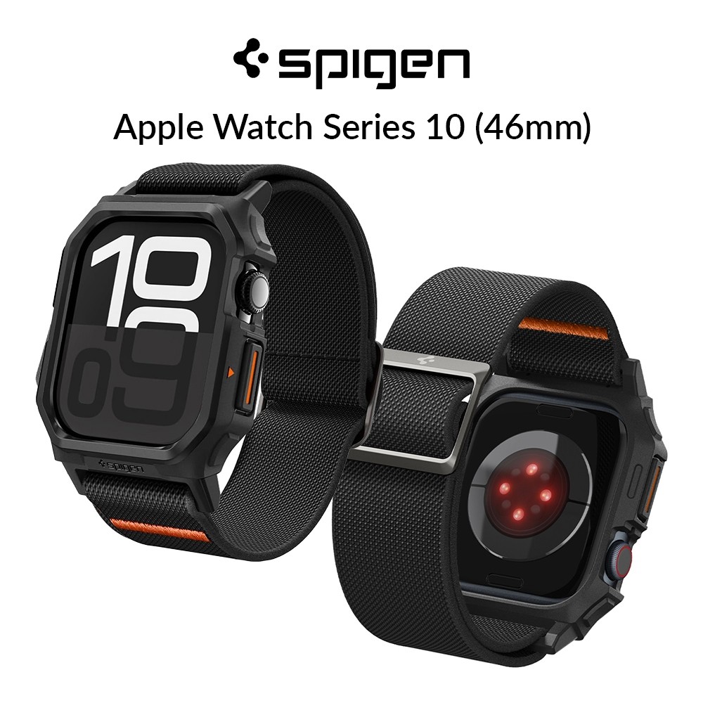 Spigen Apple Watch Case Series 10 (46mm) Lite Fit Pro With Apple Watch ...
