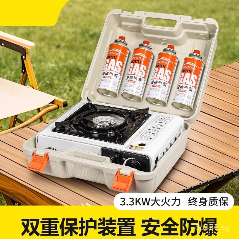Portable Gas Stove Outdoor Outdoor Stove Cookware Portable Card ...