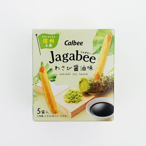 Shinshu limited edition calbee jagabee wasabi soy sauce flavor calbee ...