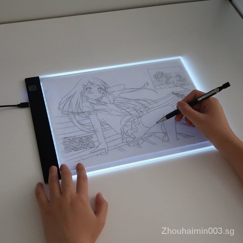 A4Copy board LED Copy Board Copy through Writing Desk Sketch Anime ...