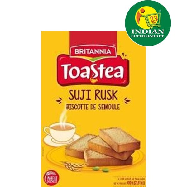 Britannia Toastea Suji Rusk Crispy Tea Time Snack 610g | Shopee Singapore