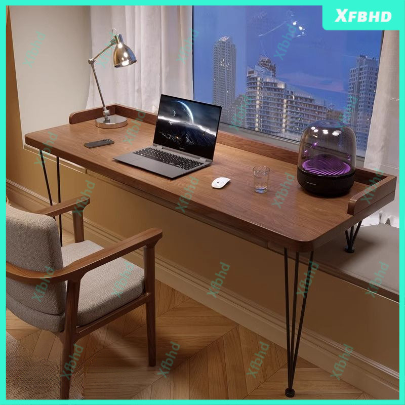 Bedroom Bay Window Small Table Custom High and Low Feet Computer Desk ...