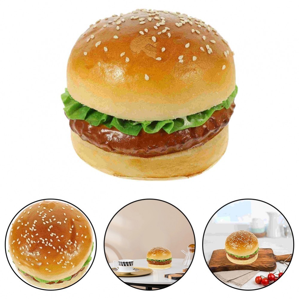 Realistic PU Artificial Sandwich Fake Burger Model for Kids and Events ...